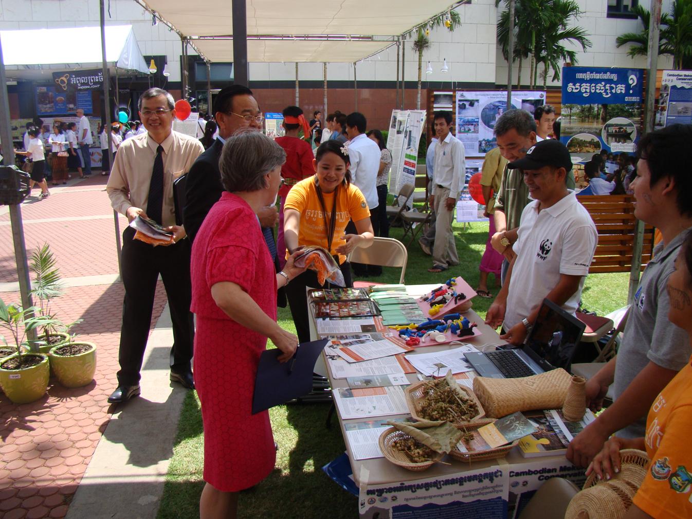 WWF celebrated Earth Day April 24th 2010 at Phnom Penh US embassy | WWF